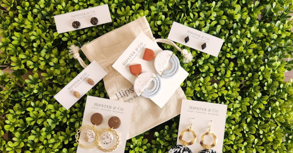 Hipster & Co Handmade Polymer Clay Earrings